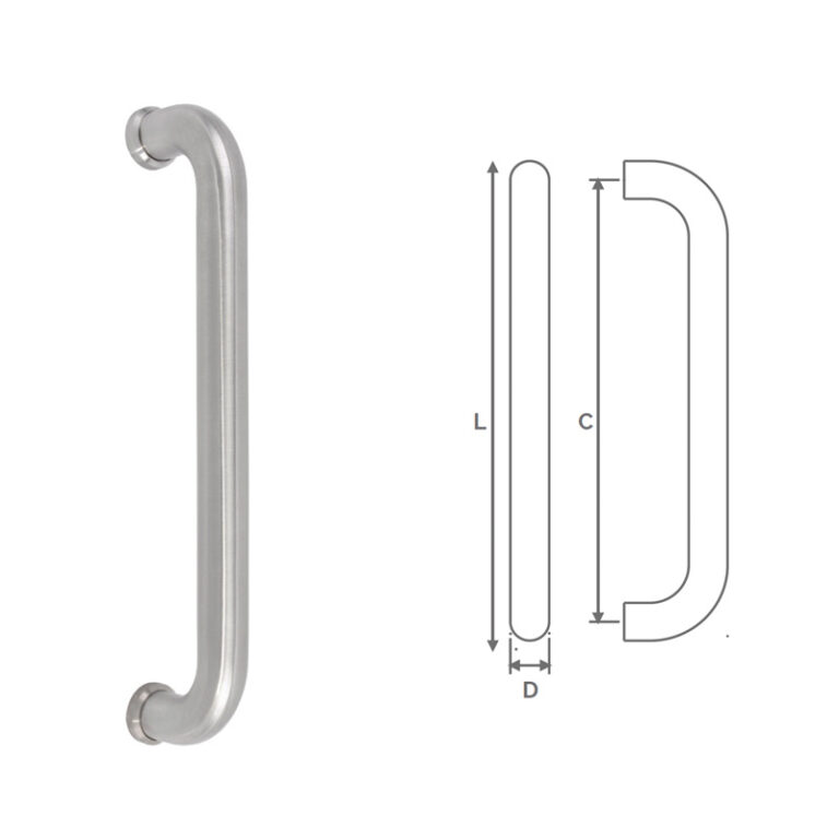 Pull Handles & Flush Pull Handles – Ironmongery Warehouse Africa